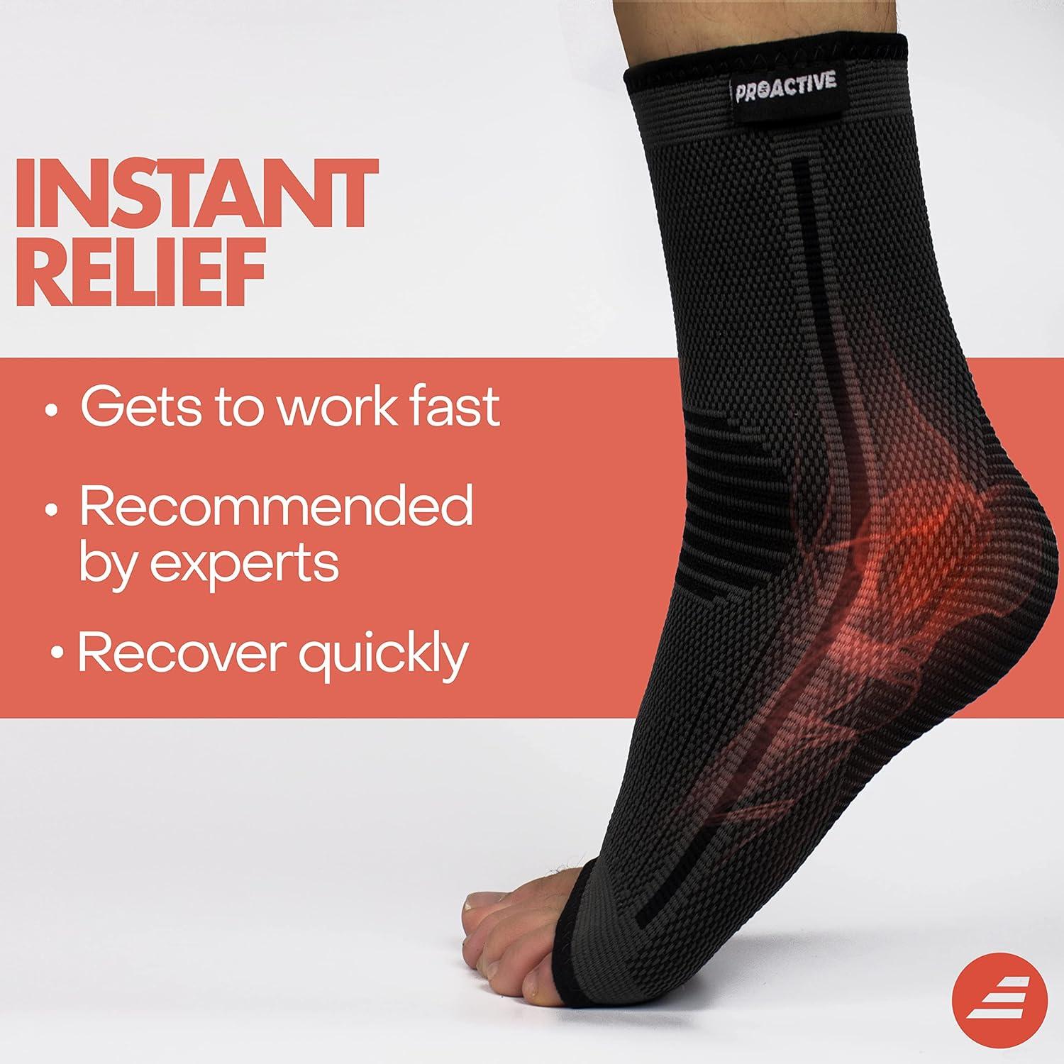 ProActive Plantar Fasciitis Recovery Kit Compression Socks One Pair ...
