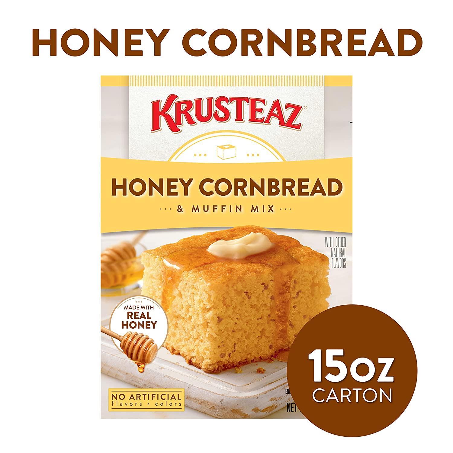 Krusteaz Honey Cornbread Muffin Mix - 15 oz | Delicious & Easy-to-Make | Buy Now with Express ...