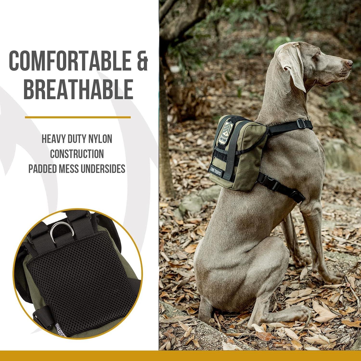 OneTigris Eureka Small Dog Backpack - Hiking Backpack with Poop Bag ...