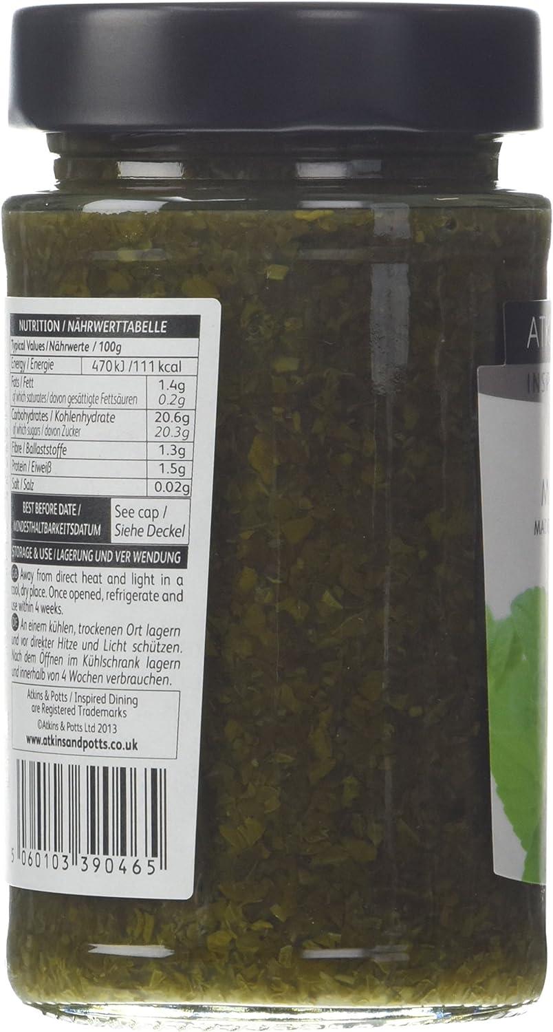 Atkins & Potts Mint Sauce 225g - Buy Online for Authentic Flavor | Buy ...