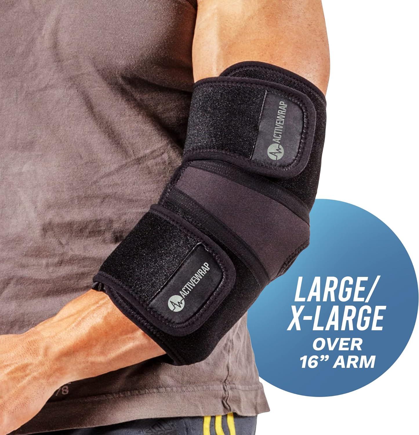 ActiveWrap Elbow Gel Ice Pack Wrap - Aiding in Elbow Pain, Swelling ...