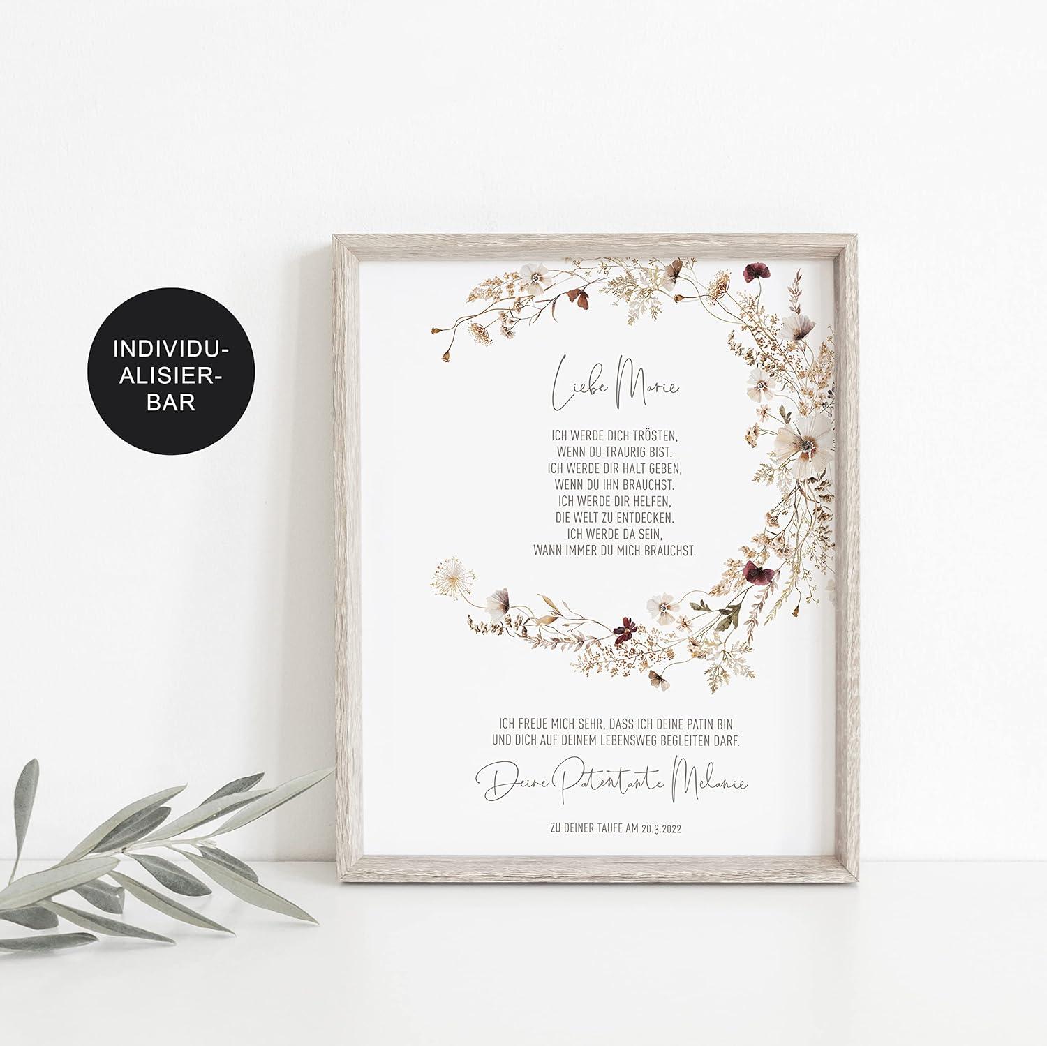 GODPARENT LETTER for Godchild - Meadow Flowers Sponsorship Certificate ...