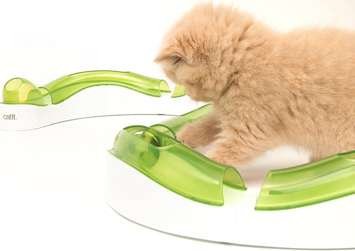 Catit Play Track Super - Ultimate Super Circuit & Grass Planter for ...