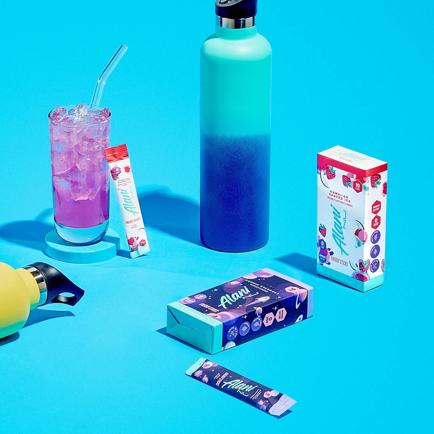 Alani Nu Energy Stick Packets - Cherry Slush Flavor - 200mg Caffeine ...