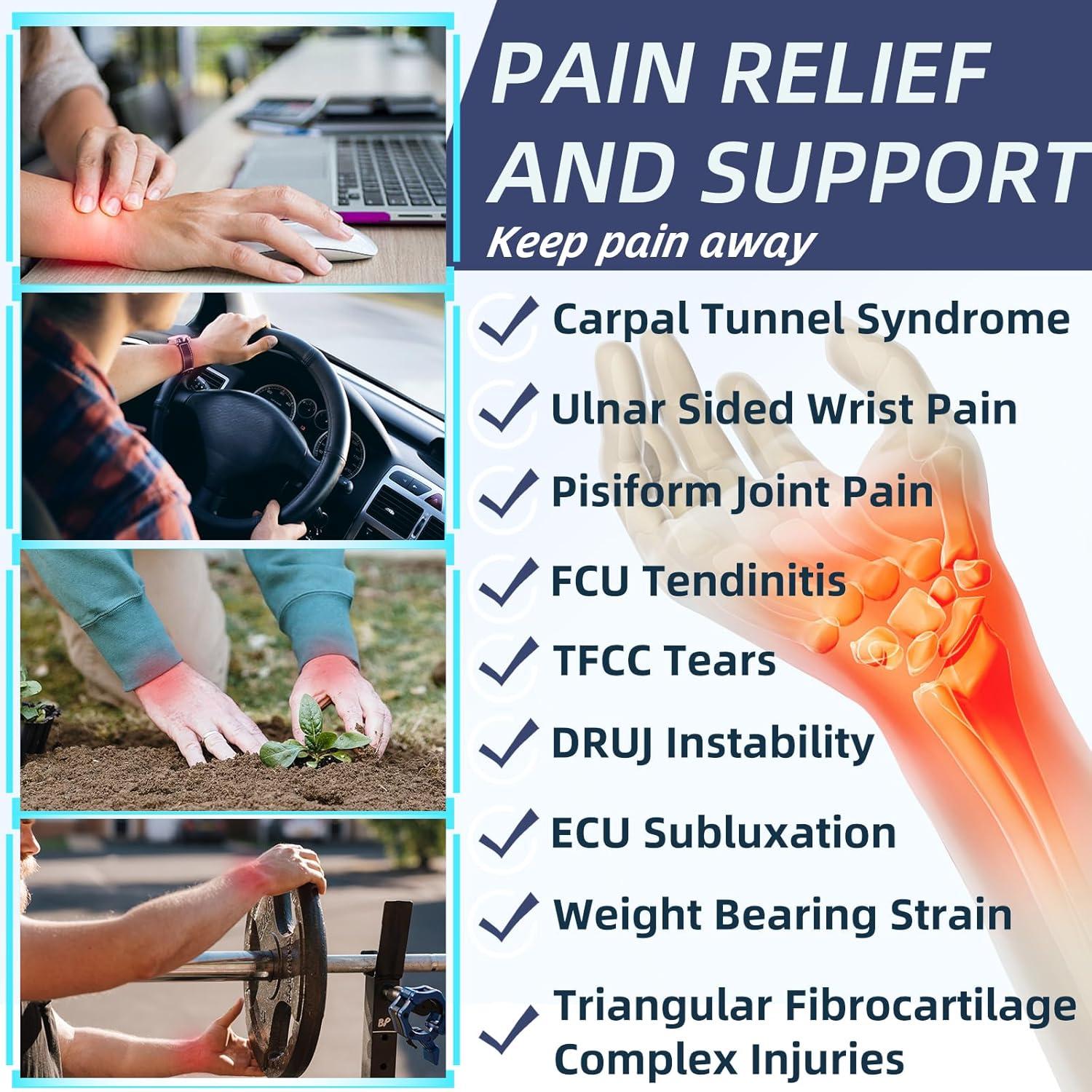 Premium Wrist Brace for TFCC Tears & Ulnar Sided Pain | DRUJ ...