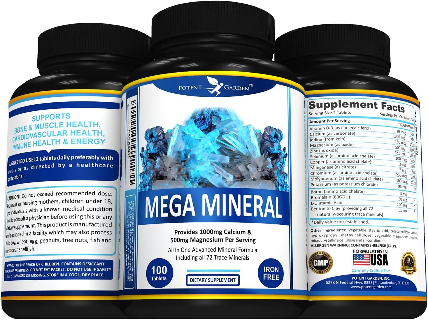 Potent Garden Mega Mineral Supplement - Complete Complex with Calcium ...
