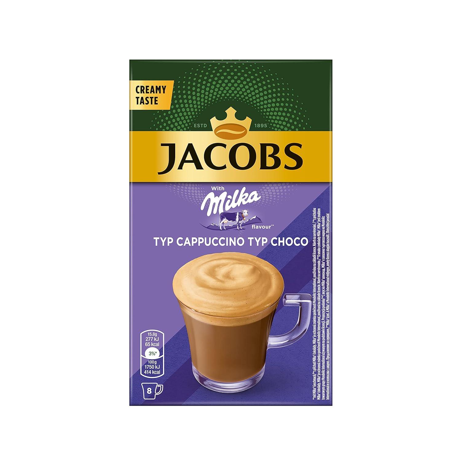 Jacobs Cappuccino Milka Coffee Speciality - 40 Sticks 5 x 8 Drinks ...
