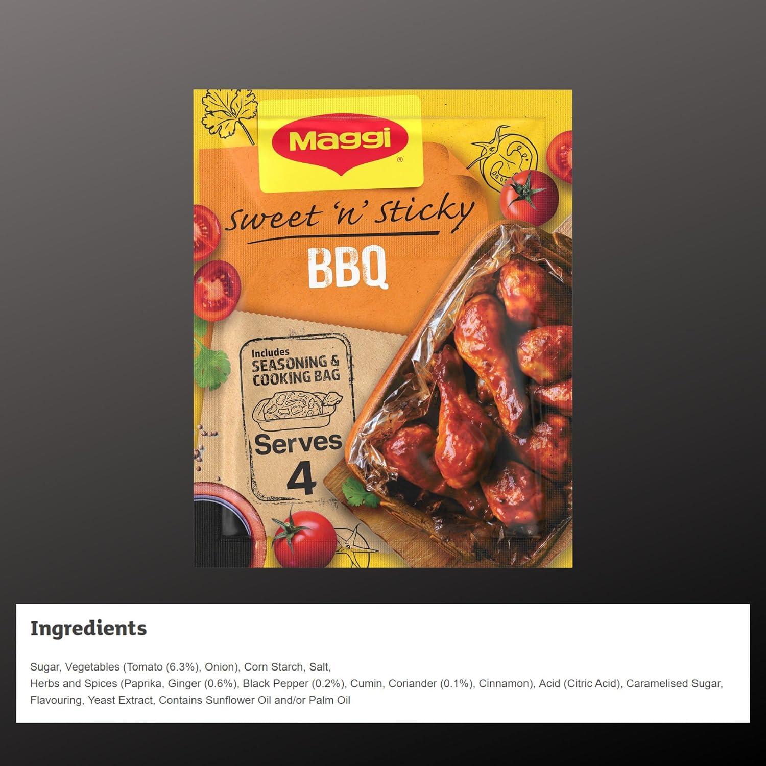 Maggi So Juicy Mix Bundle of 4 Packets(41 g each) | 1X BBQ Chicken | 1X ...