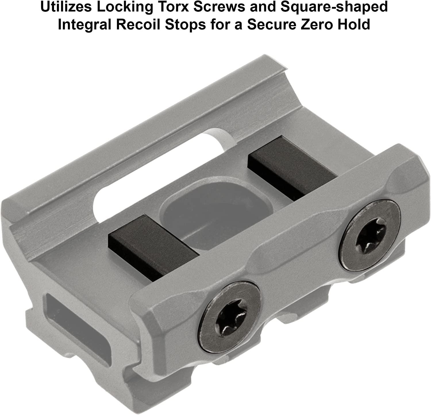 UTG Leapers MT-RSX5S Super Slim Picatinny Riser Mount - 12 Height, 3 ...