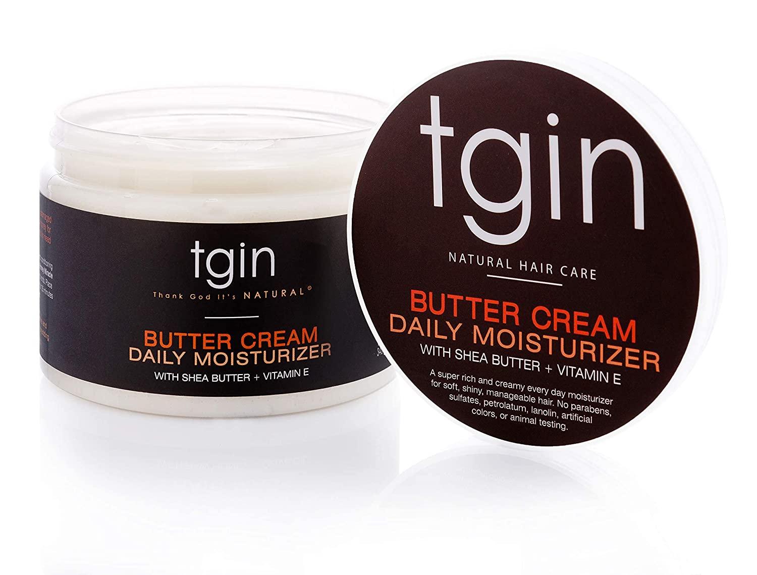 tgin Butter Cream Daily Moisturizer for Natural Hair - 12 Oz - For Dry ...