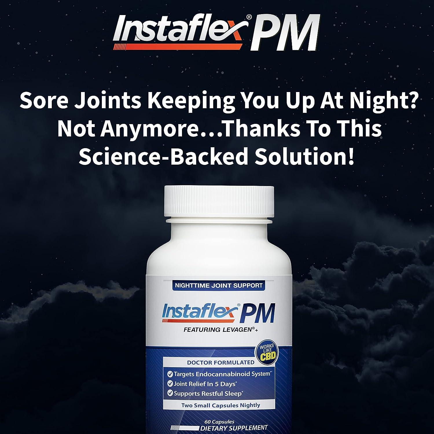 Instaflex PM Nighttime Joint Support Capsules with Levagen Tamaflex for ...