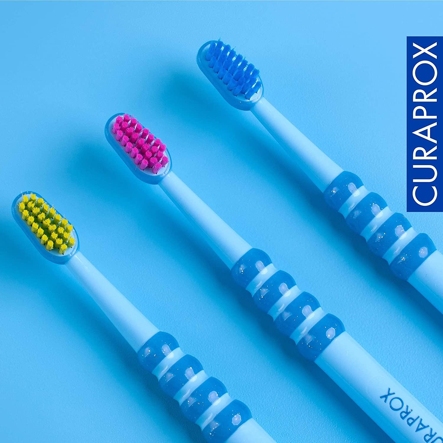 Curaprox Kids CK 4260 Baby Toothbrush (3 Pack) - Extra Soft Bristles for Children | Buy Now with ...