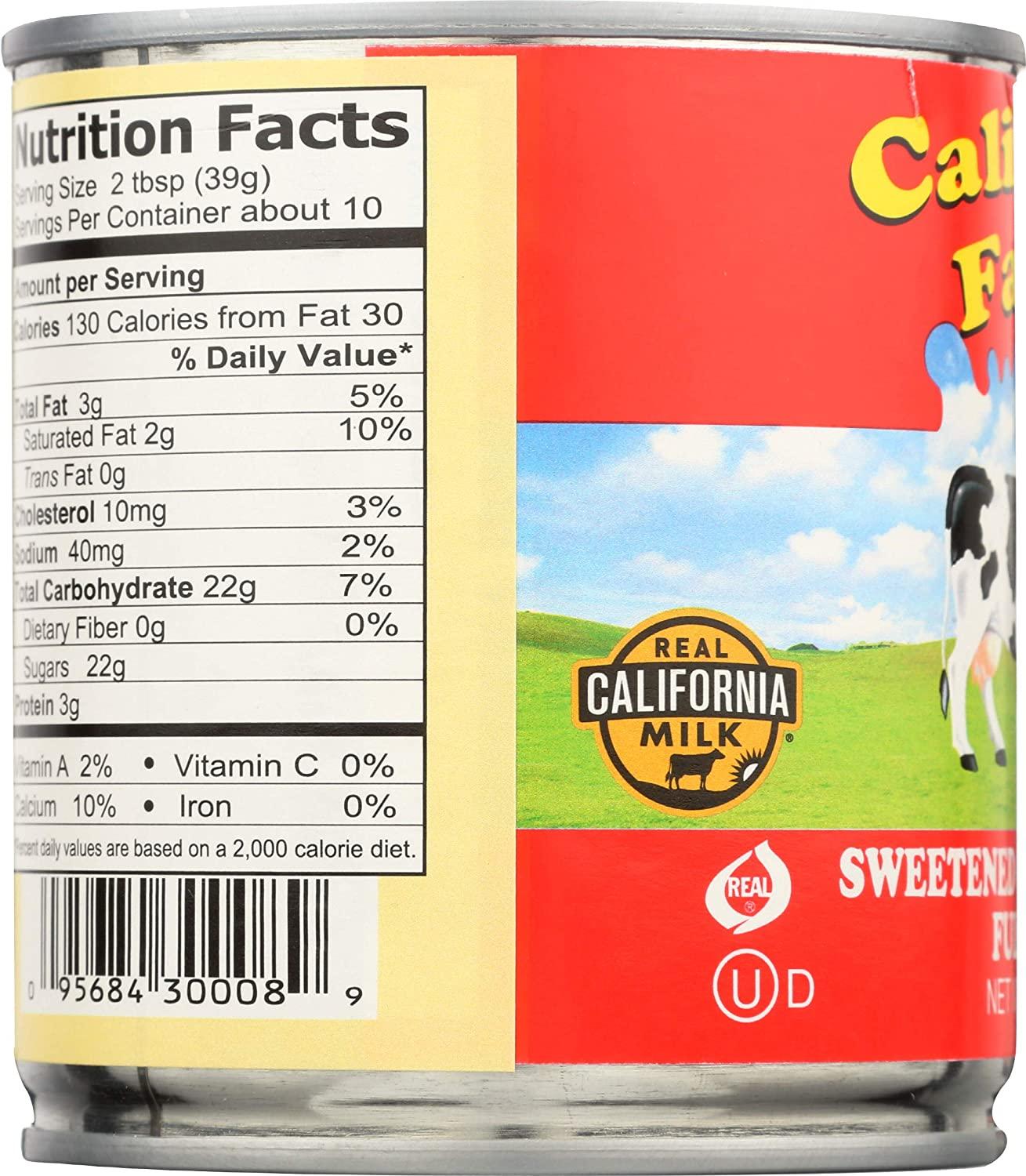 California Farms Sweetened Condensed Milk 14 OZ - Rich, Creamy, and ...