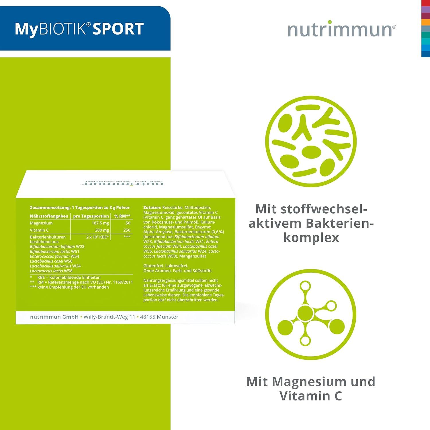 Nutrimmun Mybiotics Sport - Dietary Supplements with Active Microbiota ...