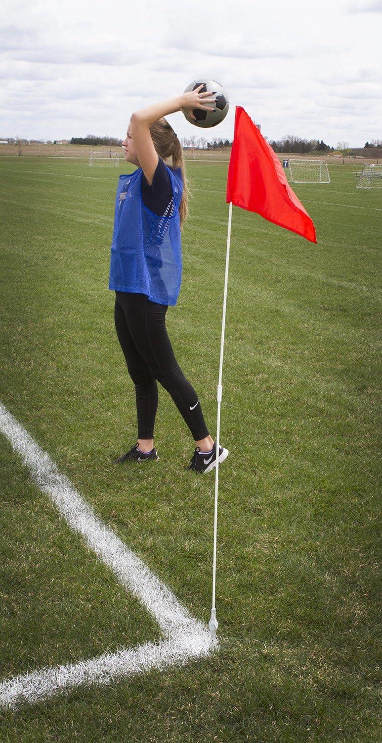 Get Out! Corner Flags for Soccer Field 60in 4-Pack Soccer Flags ...
