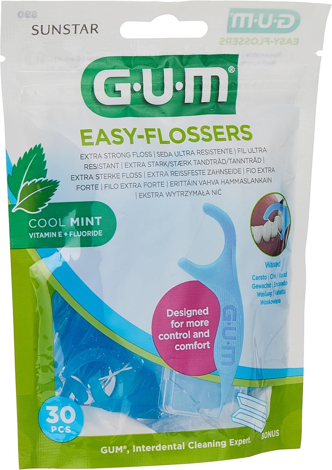 Buy Gum Easy Flossers - 30 Pack Dental Floss - Fast International ...