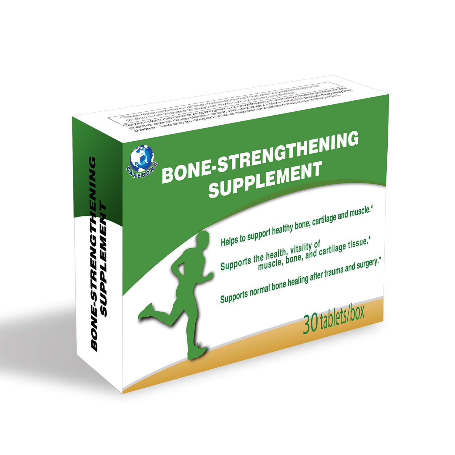 Carebone Bone-Strengthening Supplement BSP - 30 Tablets for Bone, Joint ...