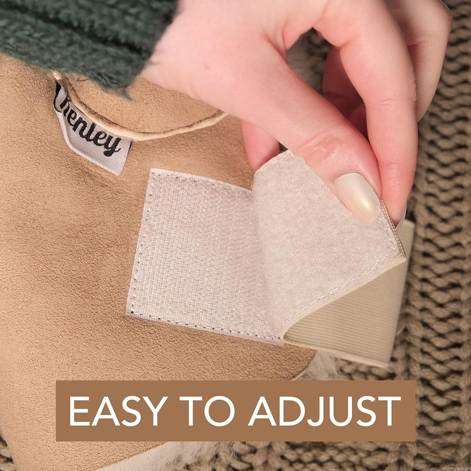 Medical Sheepskin Heel Protectors - Soft Lambswool Foot Pillows for Bed ...