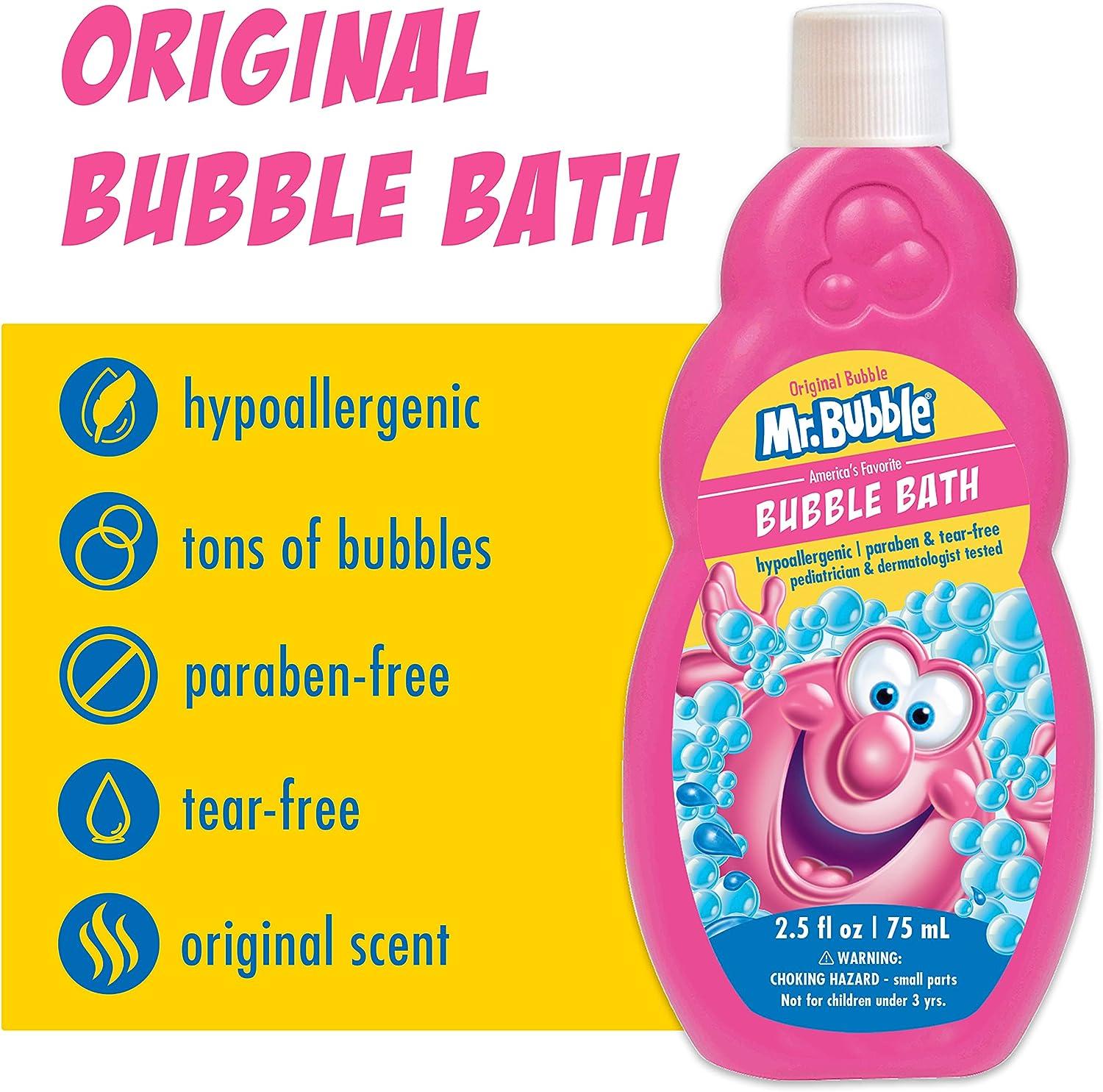 Mr. Bubble Kids Ultimate Bath Time Fun Pack - Bubble Bath, Bath Fizzer ...