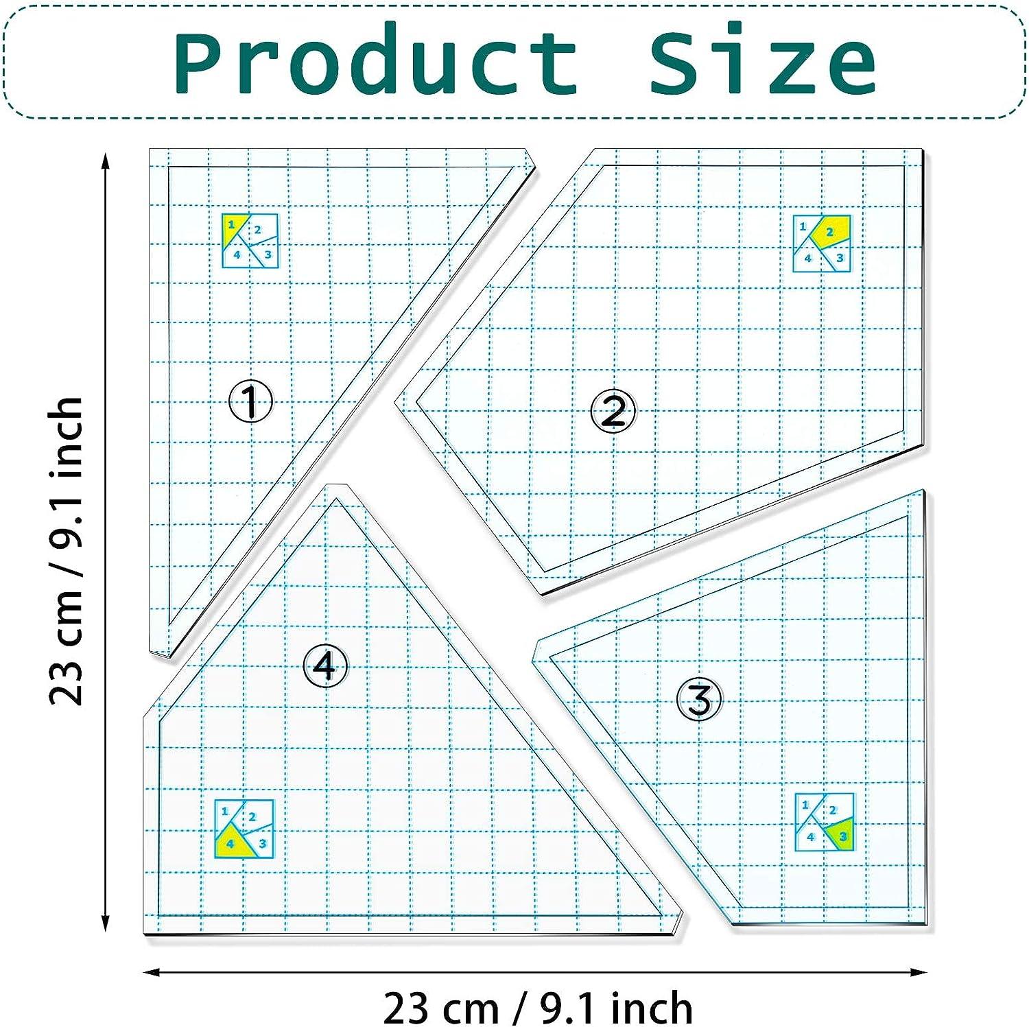 Quilting Template Set - Acrylic Cutting Templates for Sewing Machine ...