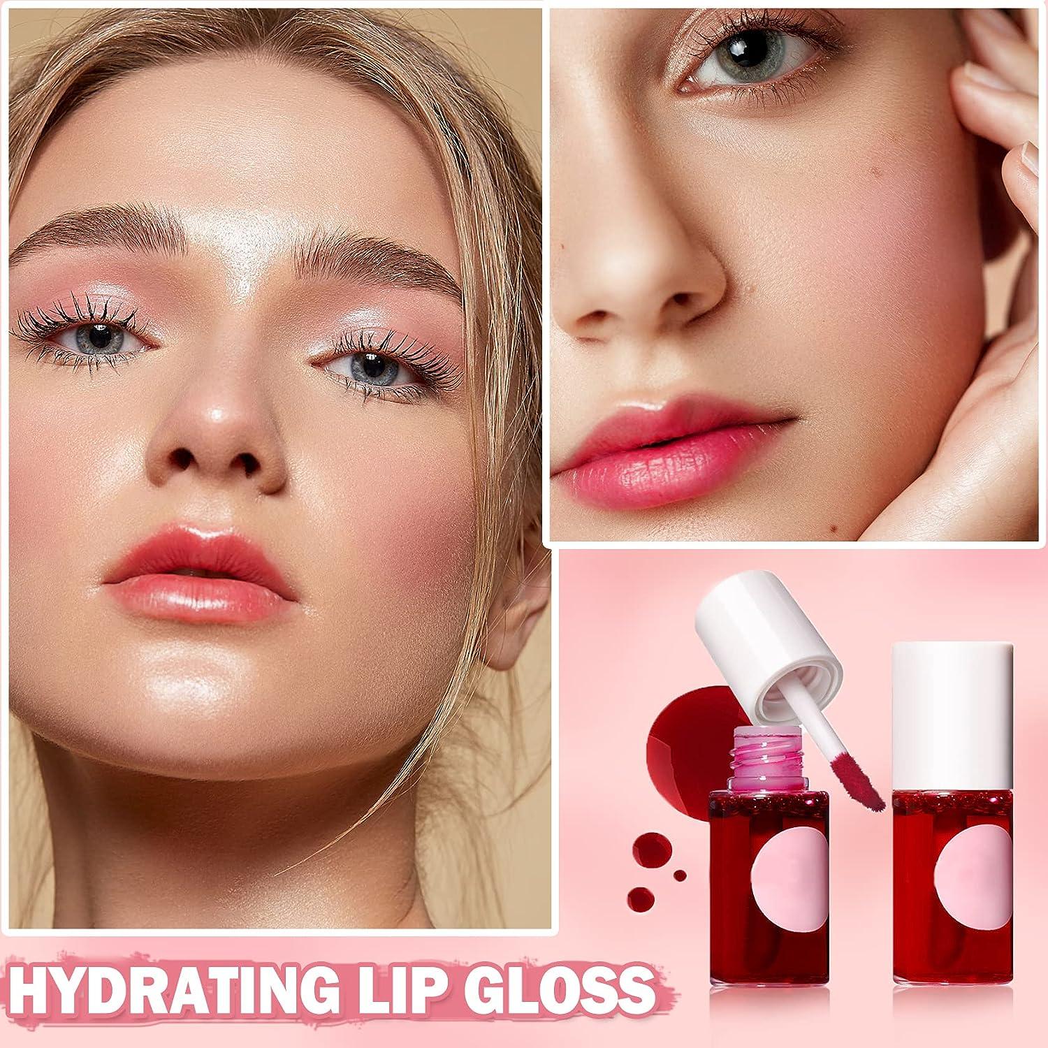 Cahiuyoa Korean Lip Tint Stain Set - Long Lasting, Moisturizing ...