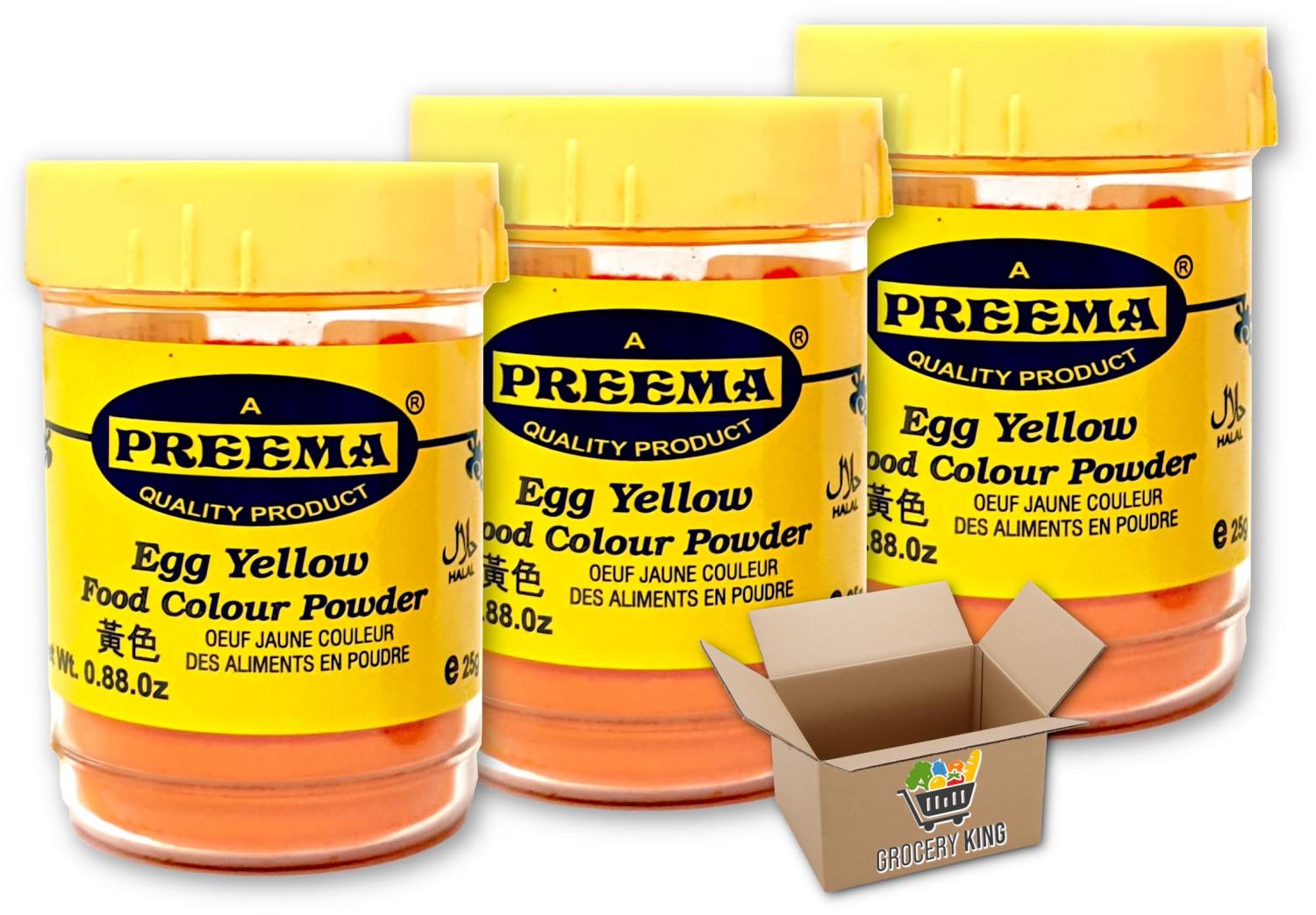 Food Colouring Tubs Set | EGG YELLOW | Small Tubs 3x25g | Perfect for ...