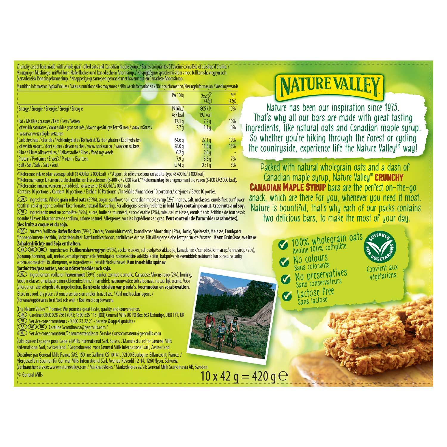 Shop Nature Valley Crunchy Canadian Maple Syrup Cereal Bars - Family ...
