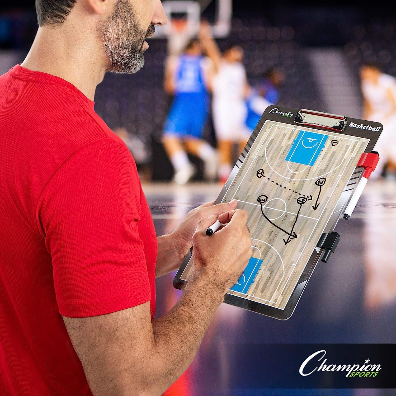 Champion Sports Large & XL Coaching Whiteboard - Full & Half Field ...