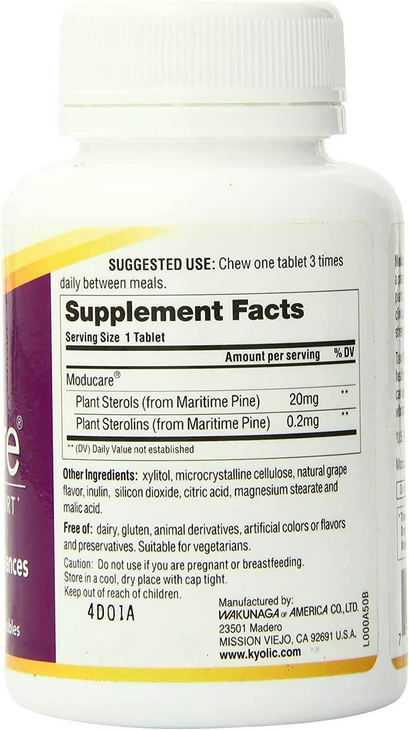 Moducare Daily Immune Support - Grape Chewable Tablets, 60 Count ...