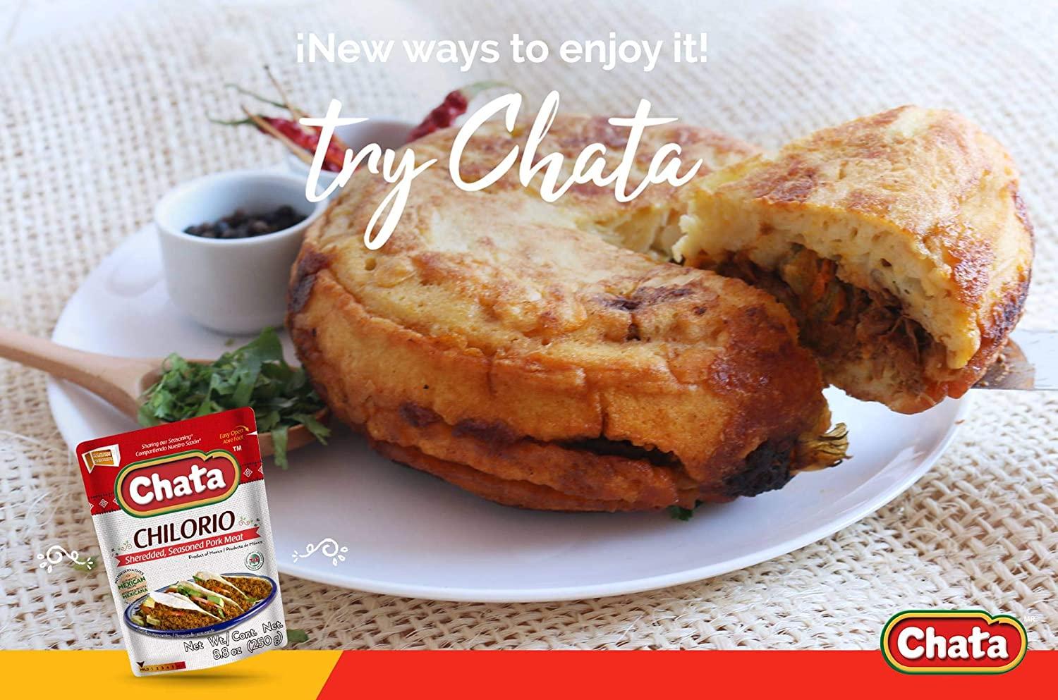 Chata Chilorio 8.8 oz - Pack of 6 | Authentic Mexican Pork Carnitas ...