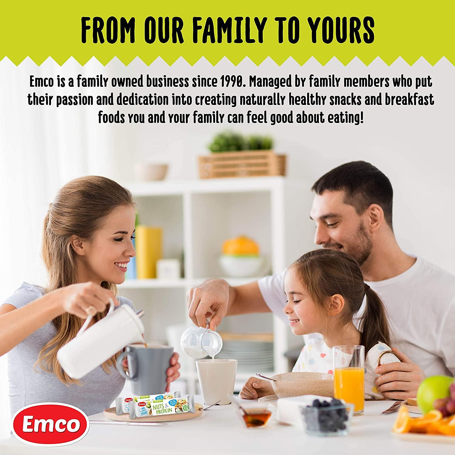 Pistachio Nuts & Protein Bars by Emco - Keto, Gluten-Free, Vegan & Kosher | Plant-Based Snack ...