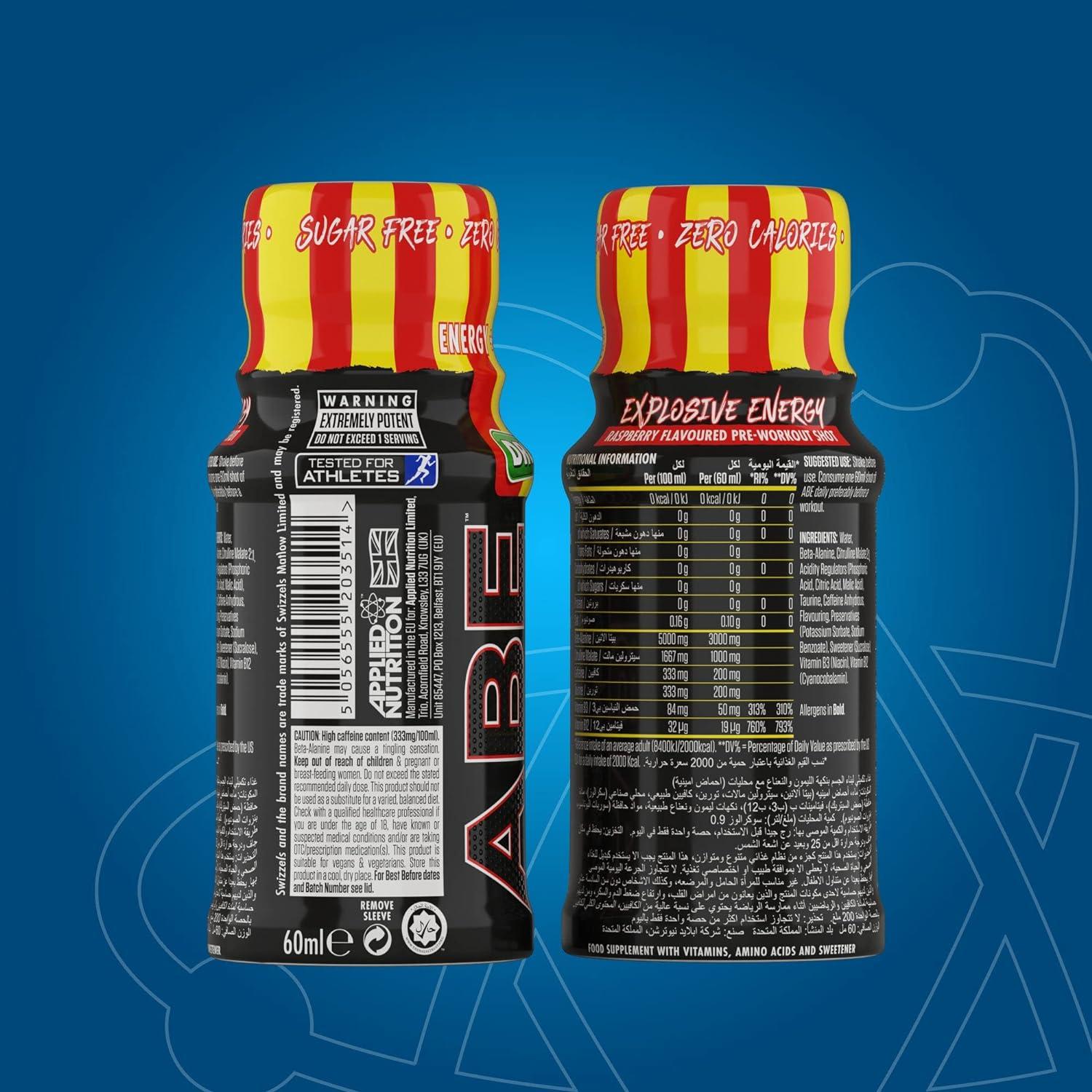 Applied Nutrition ABE Pre Workout Shot - All Black Everything Pre ...