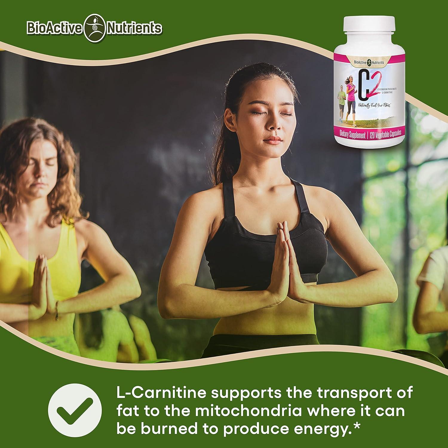 BioActive C2-Chromium Picolinate with L-Carnitine | 120 Vegetable ...