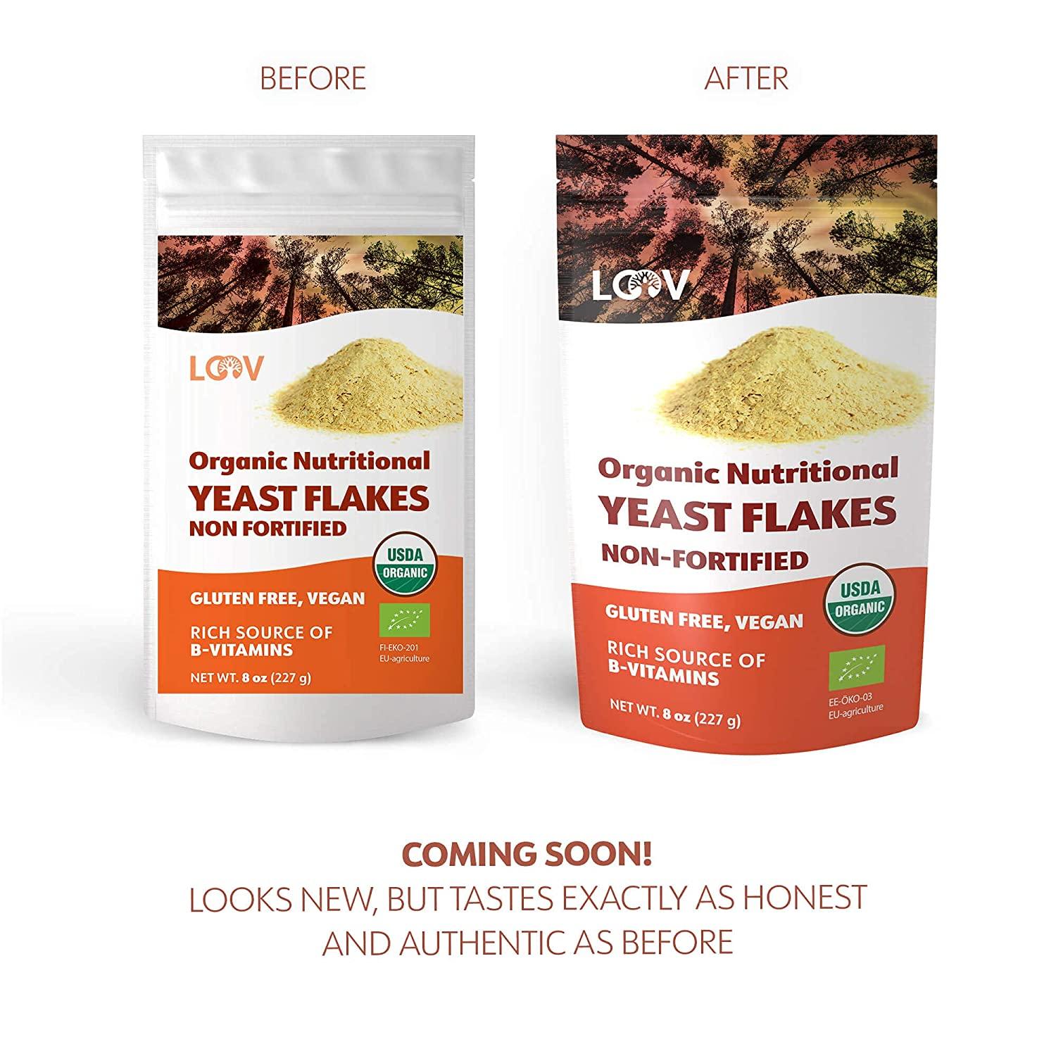 Nutrionalist Yeast Organic Nutritional Yeast Flakes - Unfortified Vegan ...