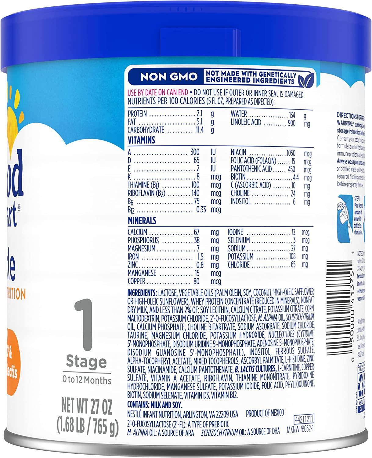 Gerber Good Start Stage 1 Baby Formula Powder - 28 oz | Nutritional ...