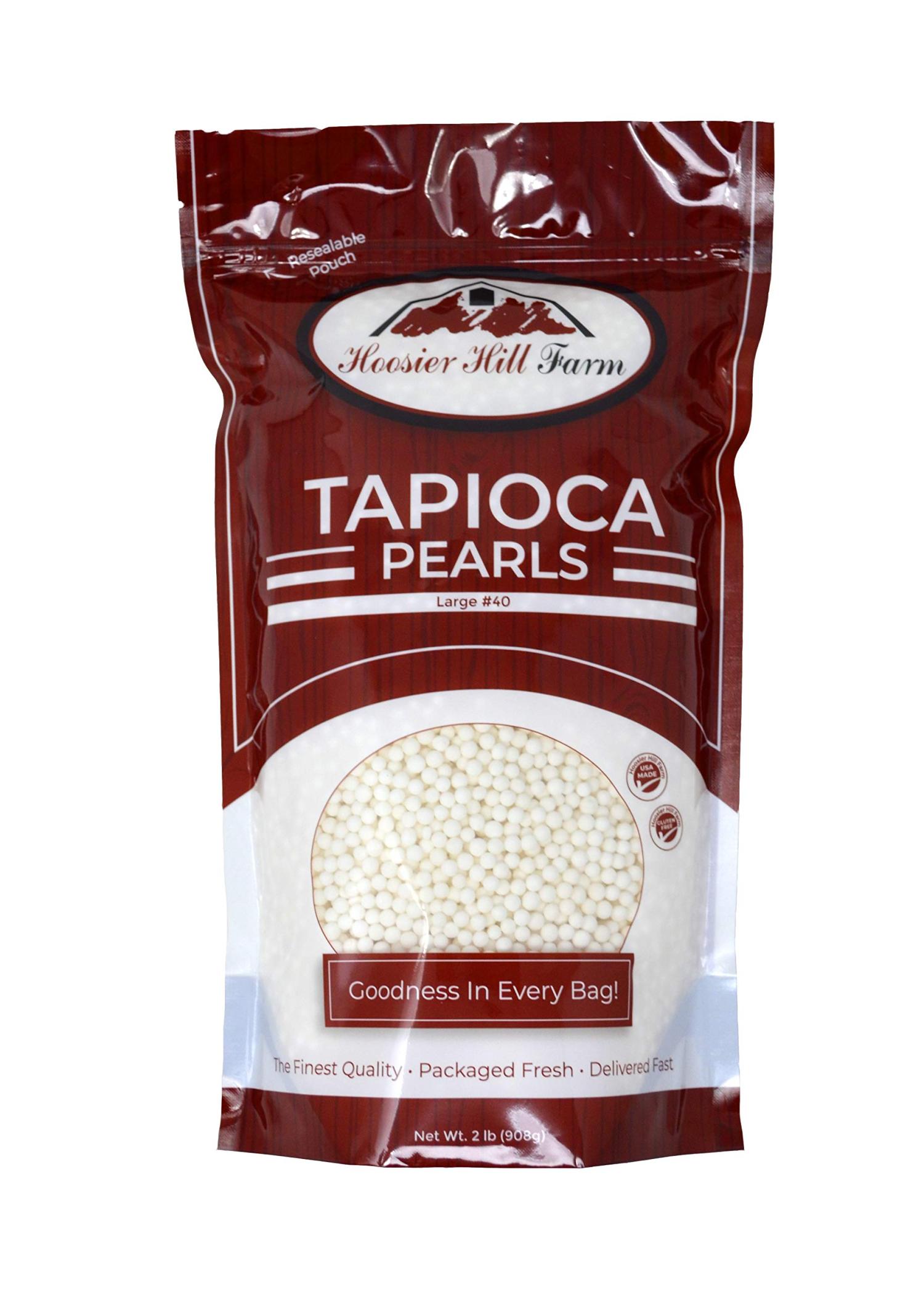 Large Tapioca Pearls - Hoosier Hill Farm - 2 Pound Pack | Buy Now with ...
