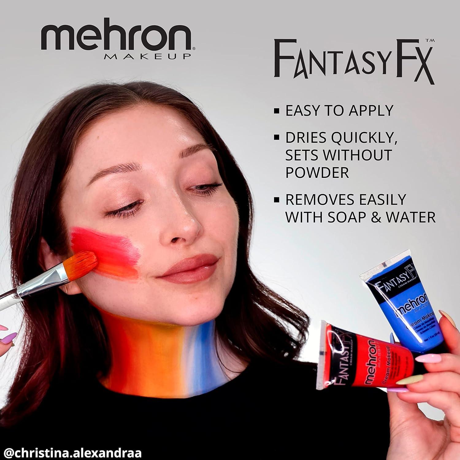Mehron Fantasy FX - Wolfman Dark Brown Face Paint | High-Quality Makeup ...