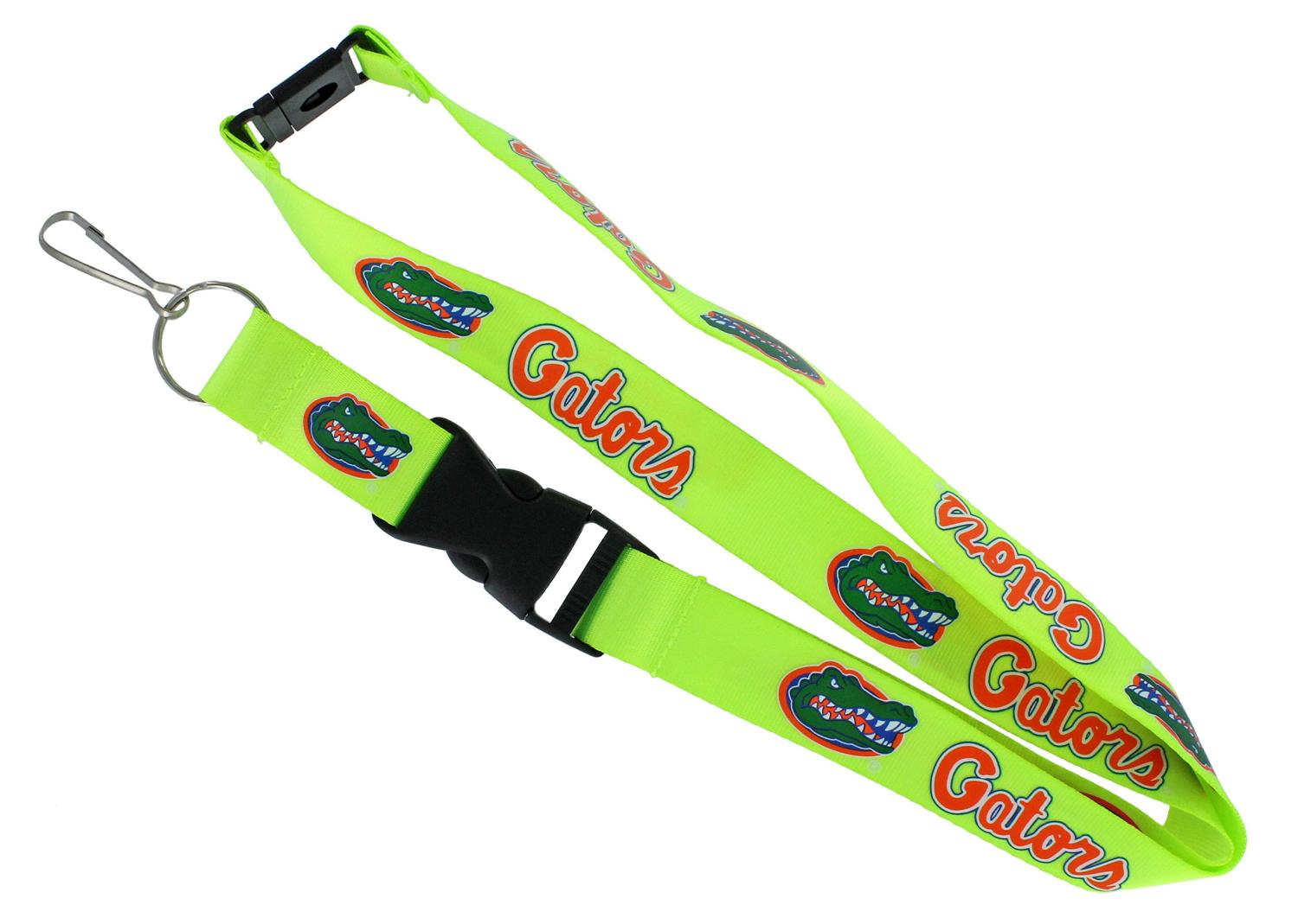 NCAA Florida Gators Neon Lanyard - Official Team Merchandise | Buy Now ...