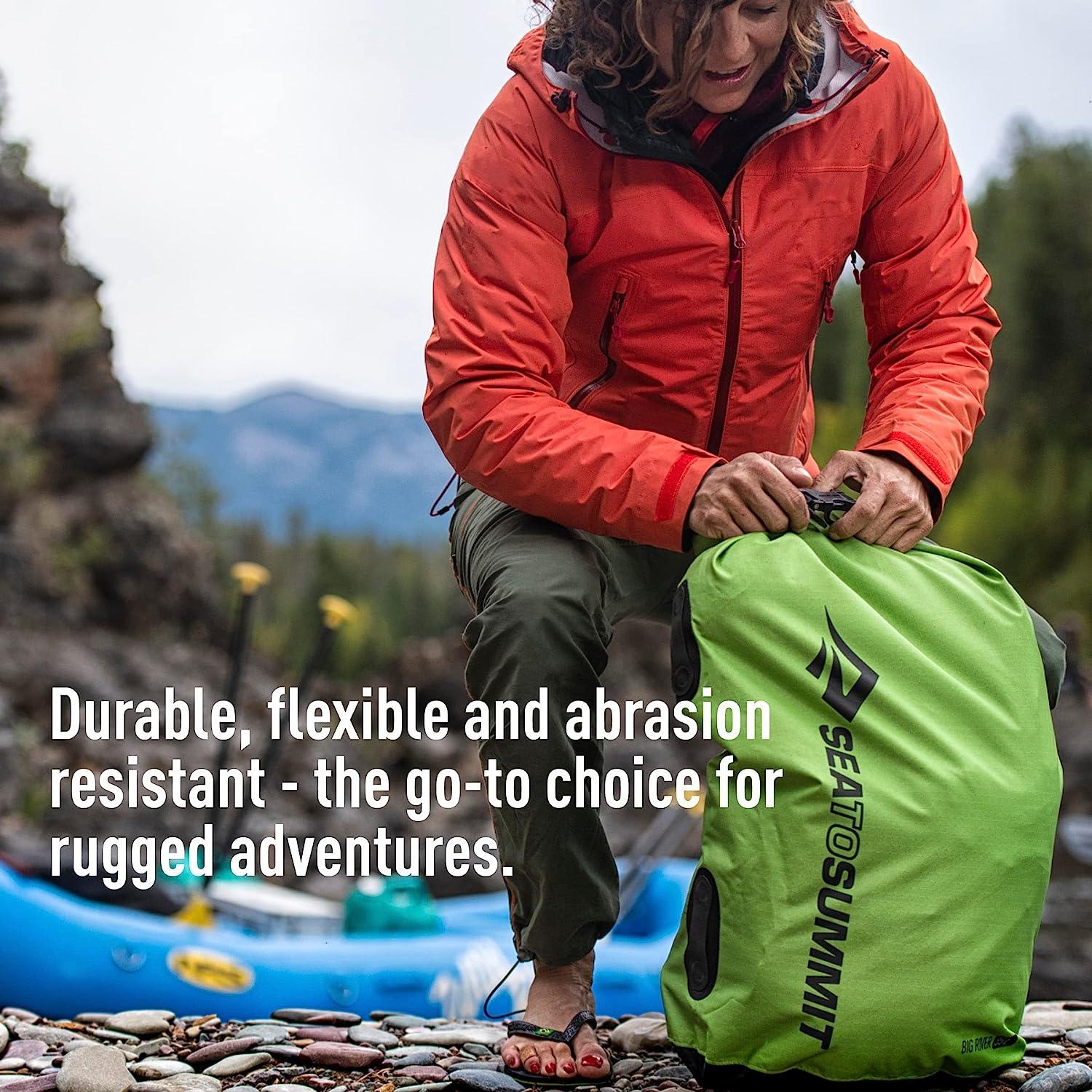 Sea to Summit Big River Dry Bag 20L - Ultra-Durable Roll-Top Waterproof Storage (Yellow) | Buy ...