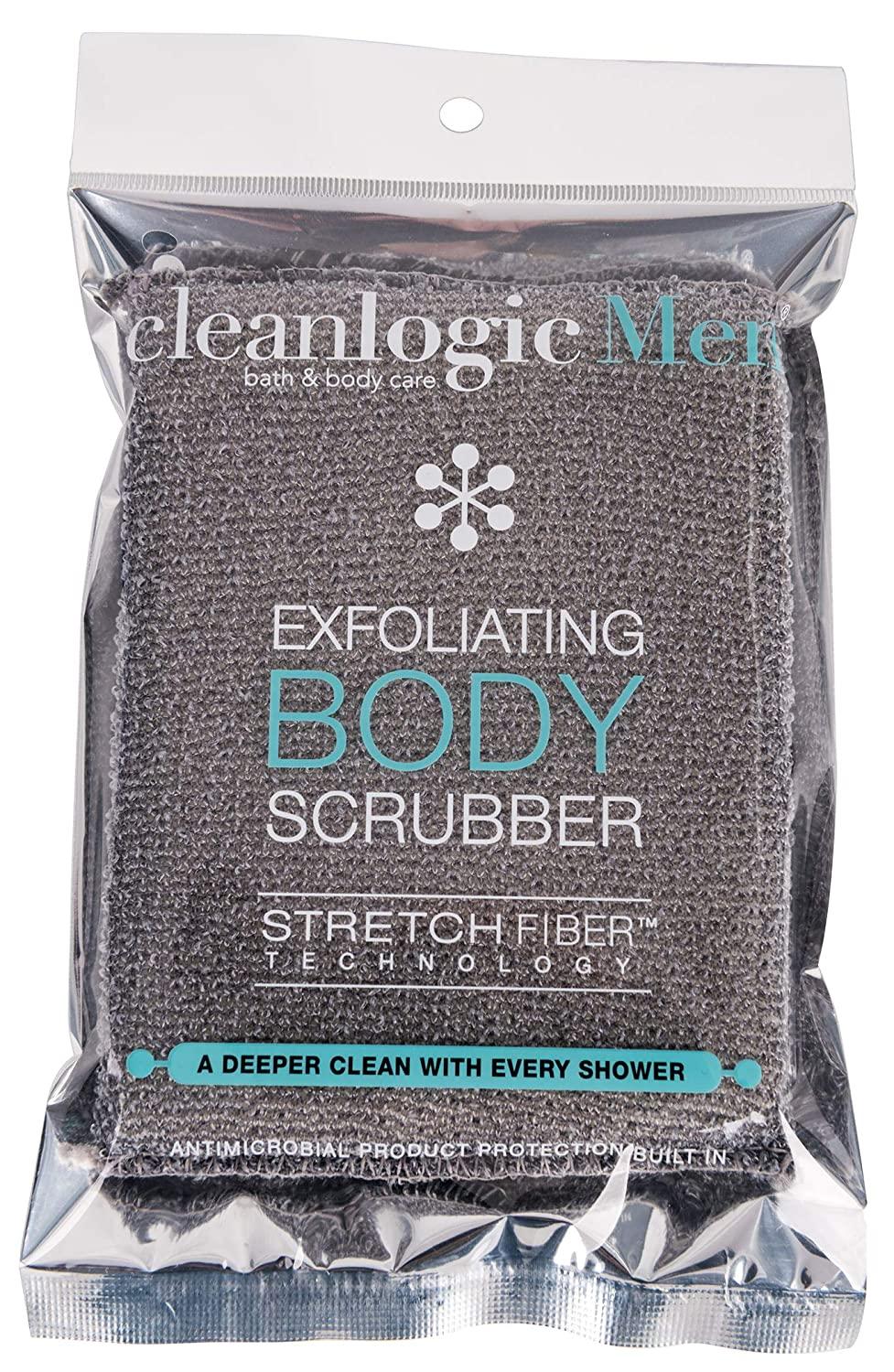 Cleanlogic Men's Exfoliating Body Scrubber - Ultimate Skin Care for ...
