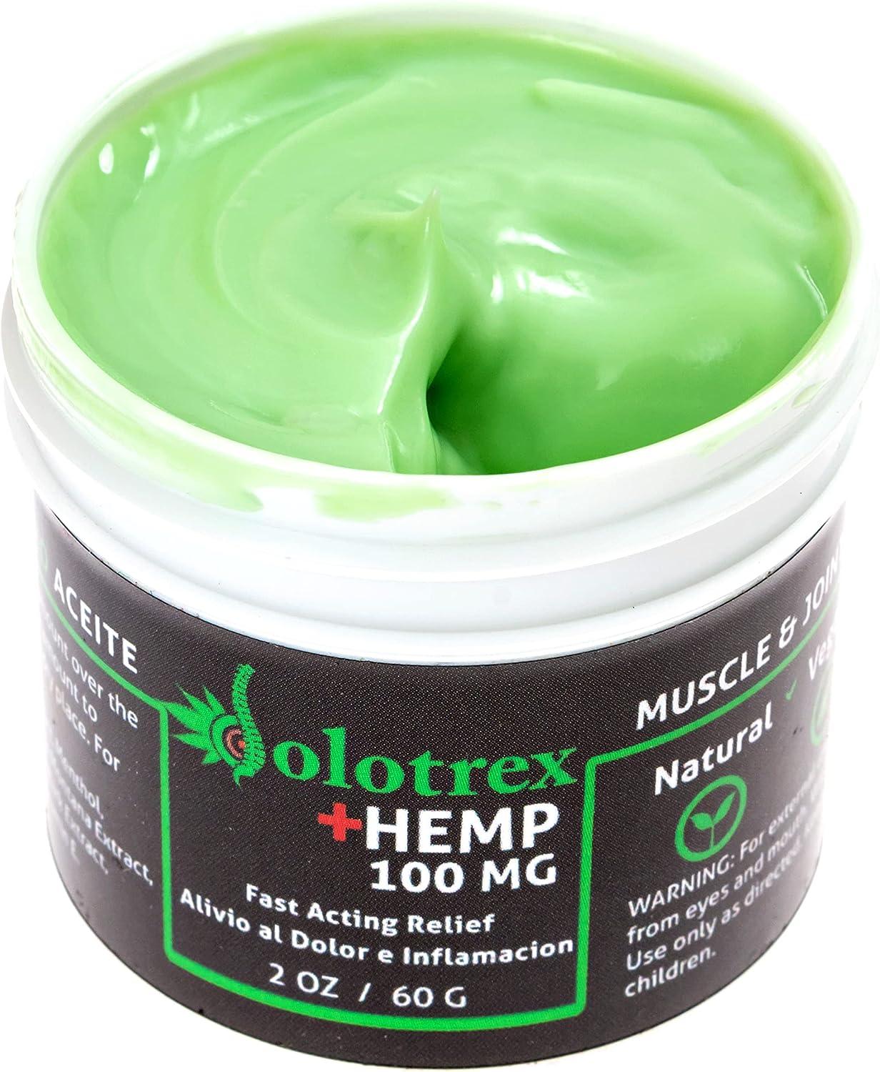 Dolotrex Joint & Muscle Cream with Hemp Oil Extract Menthol MSM ...