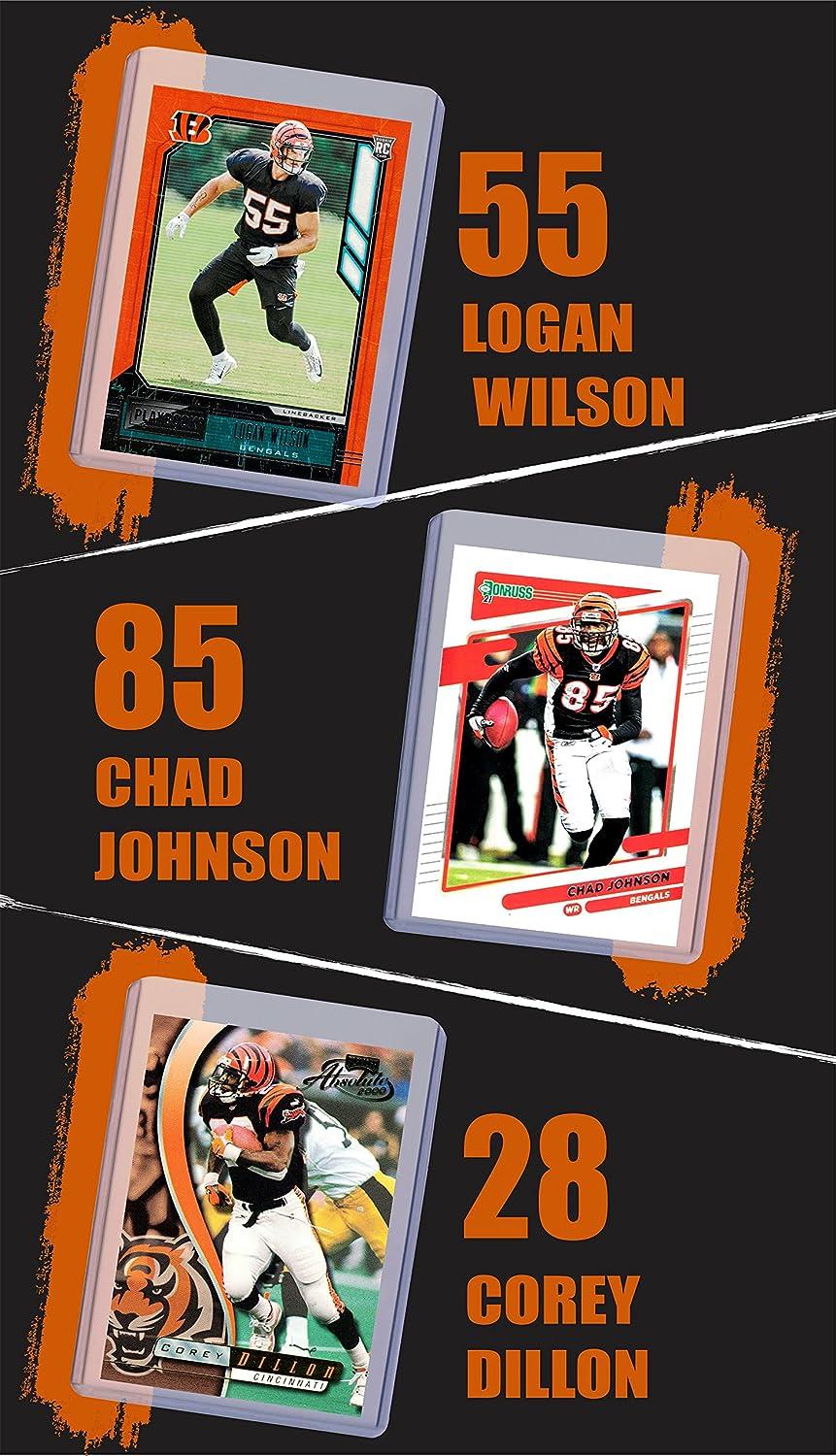 Cincinnati Bengals Football Stars Trading Card & Wristbands Bundle ...