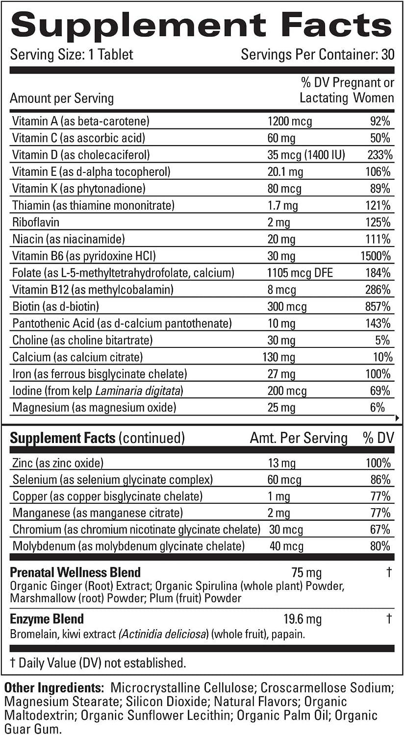 The Honest Company Love the Bump Prenatal Once Daily Supplement - Non ...