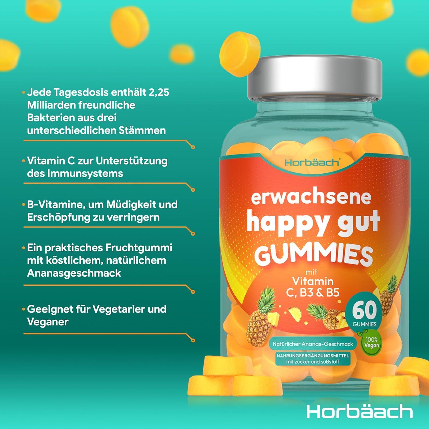 Probiotics Gummy Bears | 2 Billion CFU | Good Health Cultures with ...