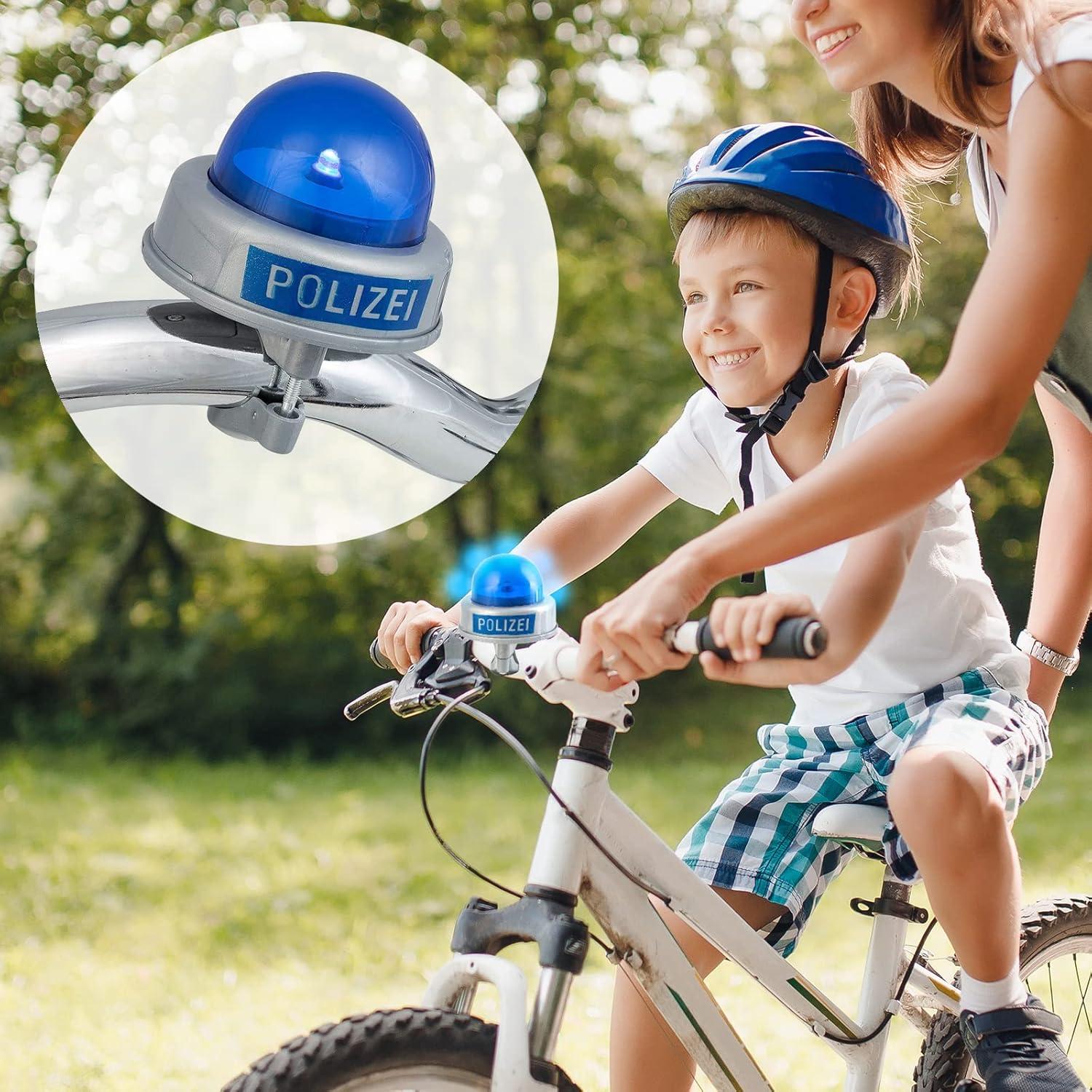 Smart-Planet Bicycle Boy Police Siren - Fun Multi-Colored Handlebar ...