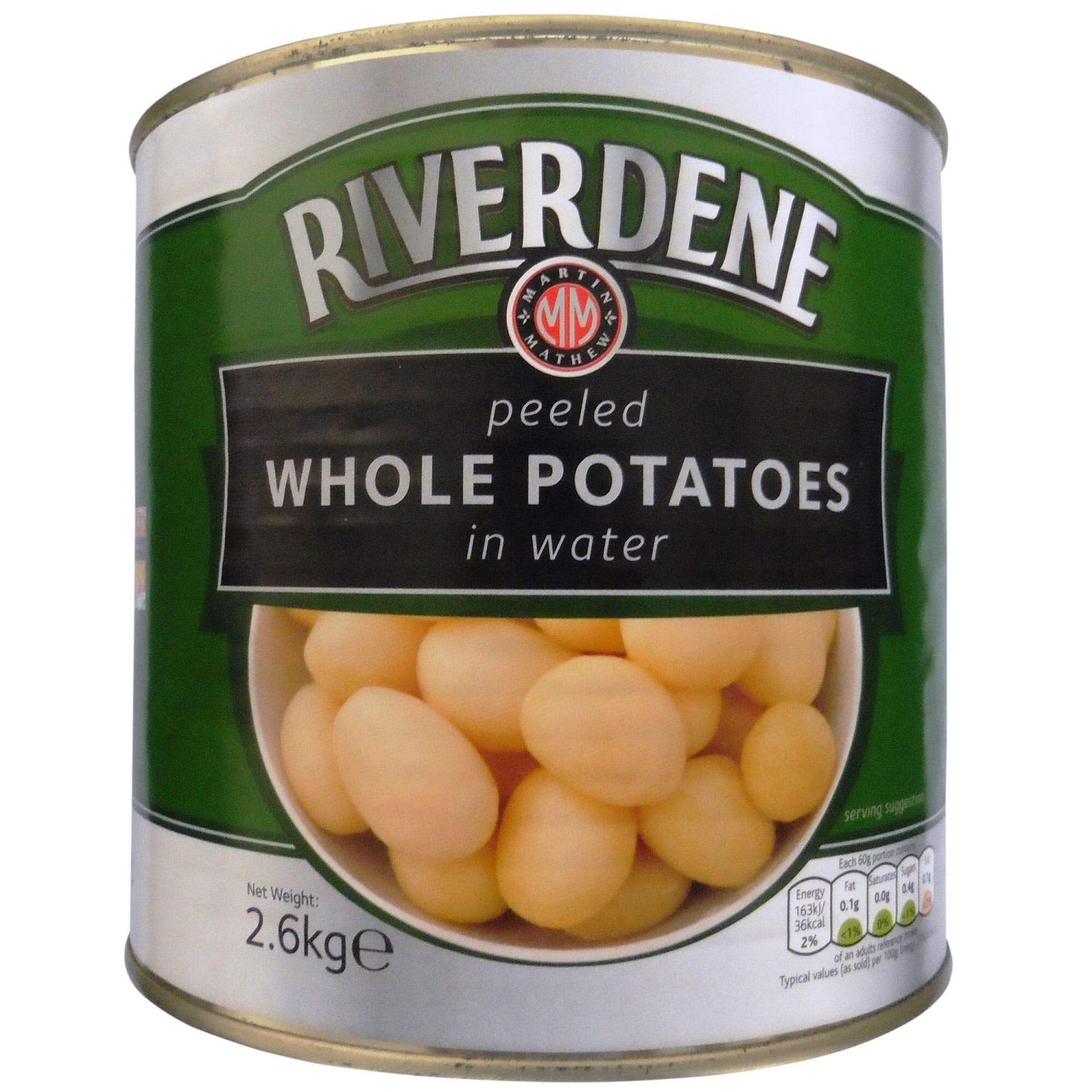 Riverdene Peeled New Potatoes in Water - 1x2.6kg | Buy Now with Express International Delivery ...