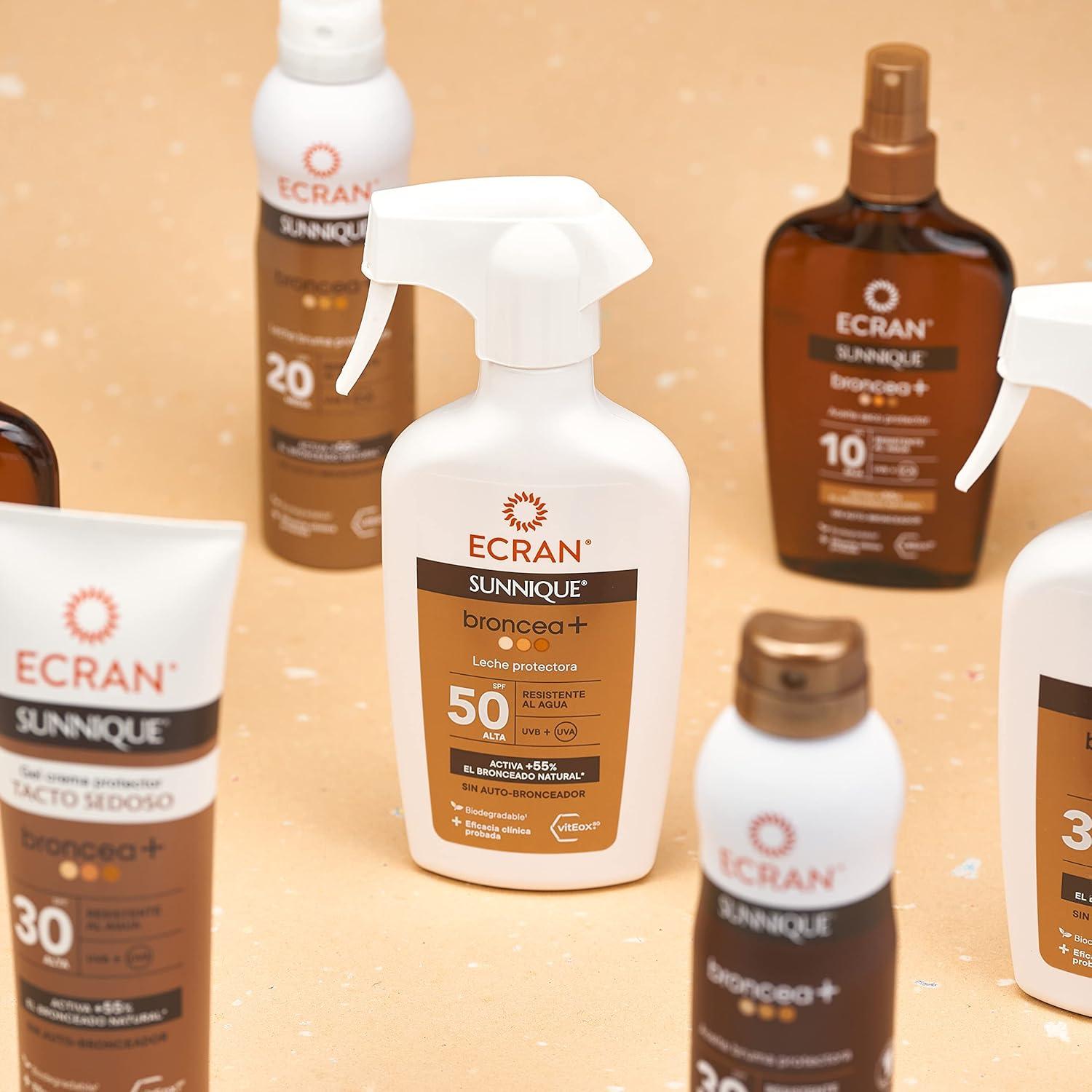 Ecran Sunnique Broncea+ SPF 30 Sun Milk Spray - 300 ml | International ...
