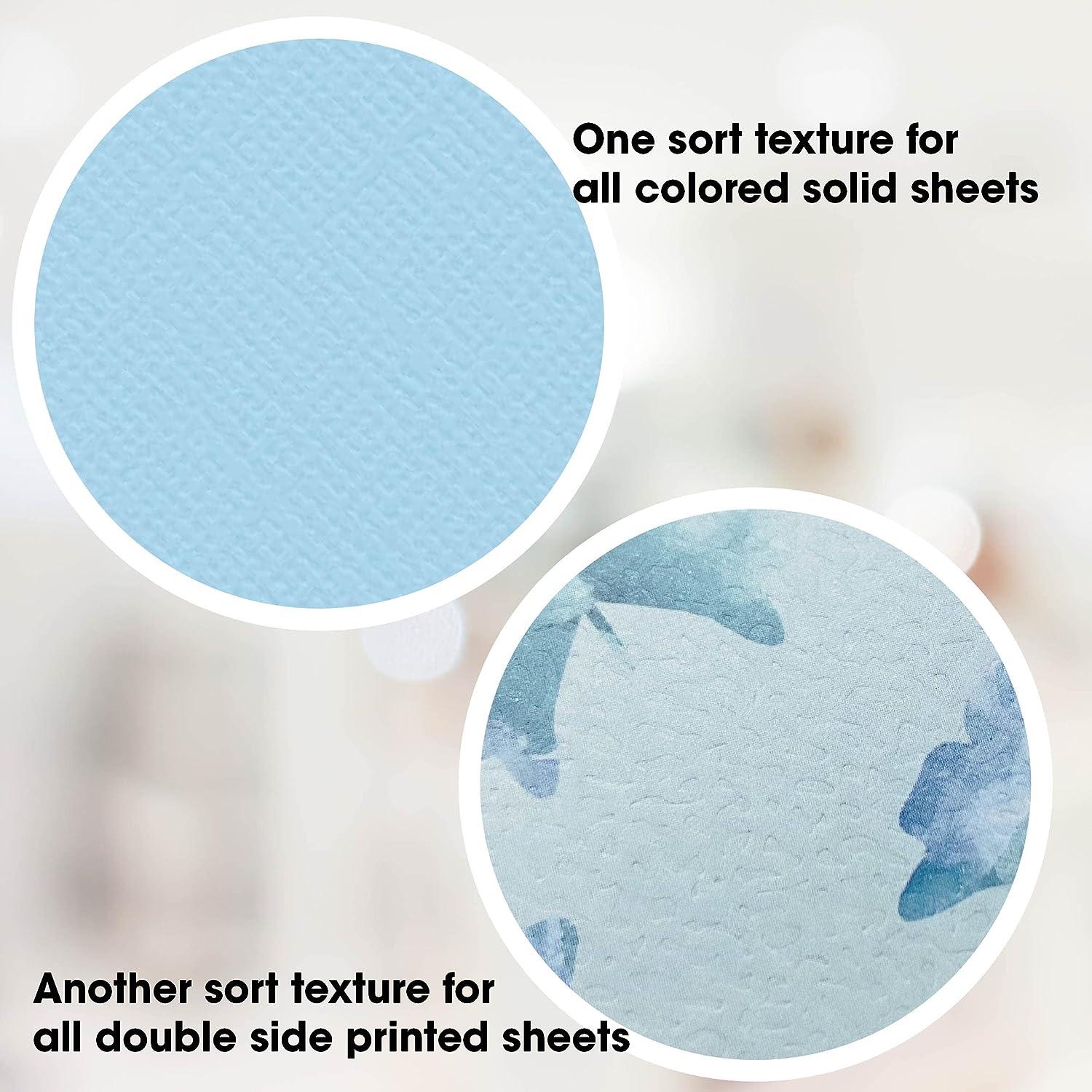 12x12 Double Sided Solid Colored Paper Pad Scrapbook Cardstock ...