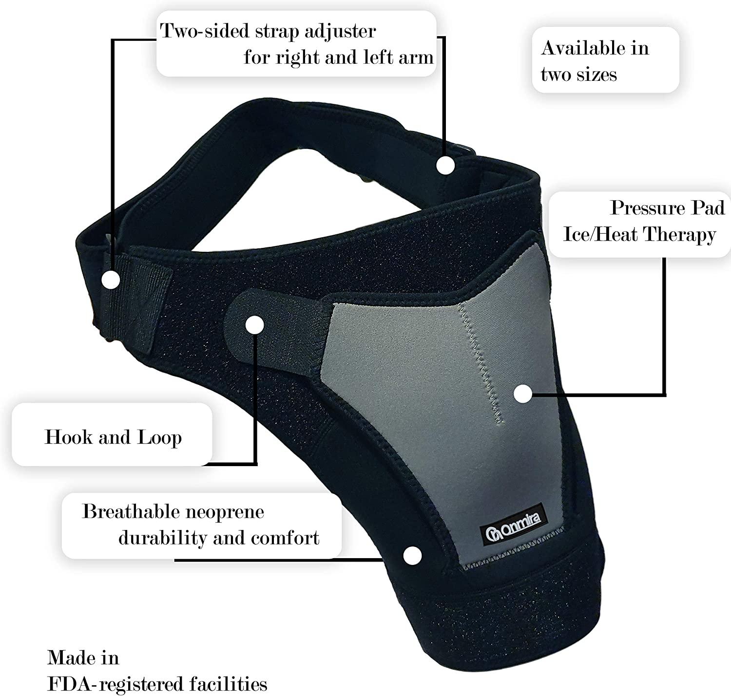 Adjustable Shoulder Brace for Women and Men | Compression Support for ...