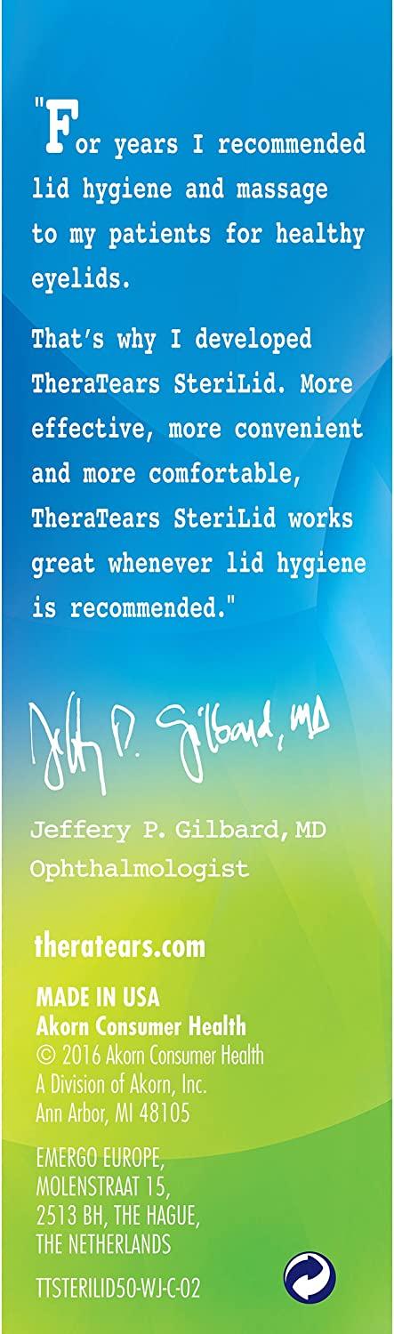 TheraTears Sterilid Eye Cleanser with Tea Tree Oil - 48mL Foam Pump